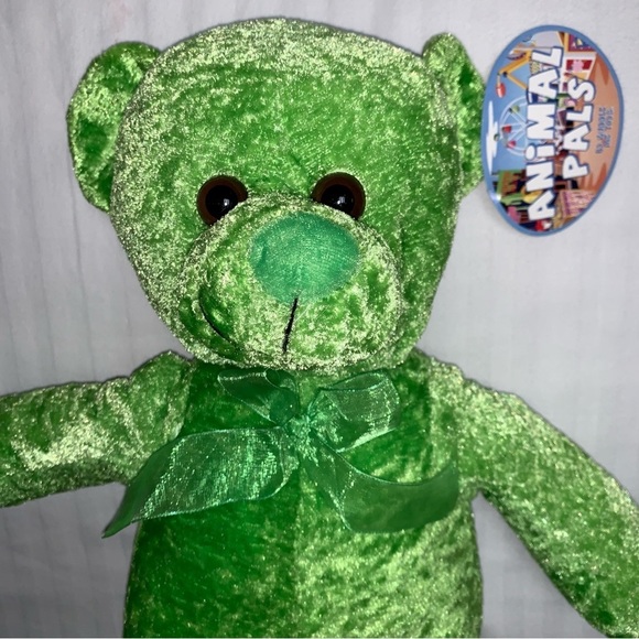Kellytoy | Toys | Christmas Holiday Green Teddy Bear Super Soft Fuzzy ...